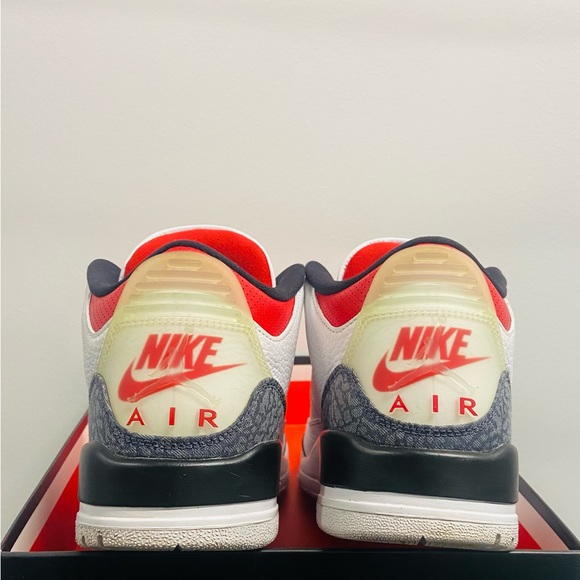 Jordan | Shoes | Denim Fire Red 3s | Poshmark